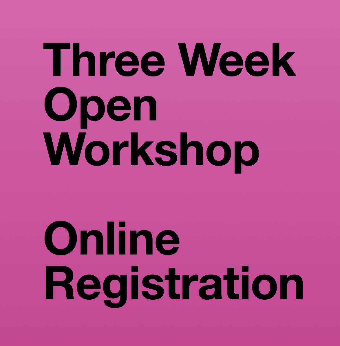 Three Week Workshop Open Source Forms